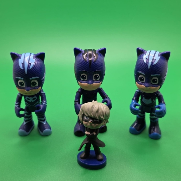 Toys | Blue Themed Action Figures Set Pj Mask | Poshmark